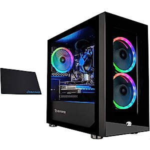 iBUYPOWER Gaming PC Computer Mini Desktop (AMD Ryzen 3 3100 3.6GHz, AMD Radeon RX 550 2GB, 8GB DDR4 RAM, 240GB SSD,WiFi Ready, Windows 10 Home) w/OD Mouse Pad
