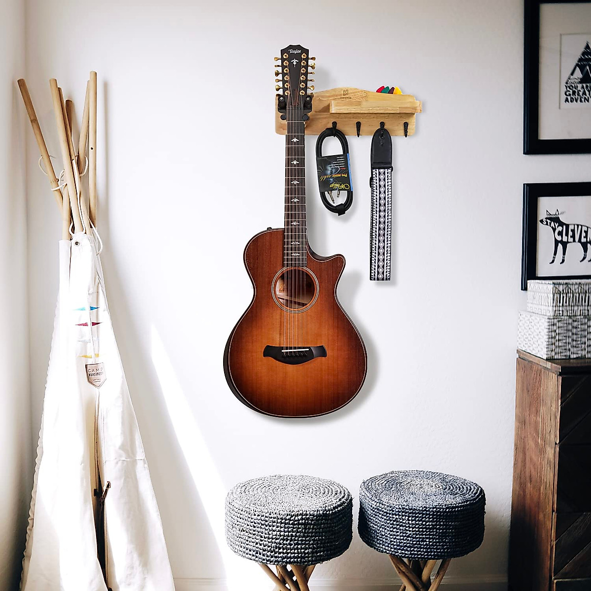 vrupin Natural UNT with Rota for Acoustic, Electric or Bass Guitar, Ukulele