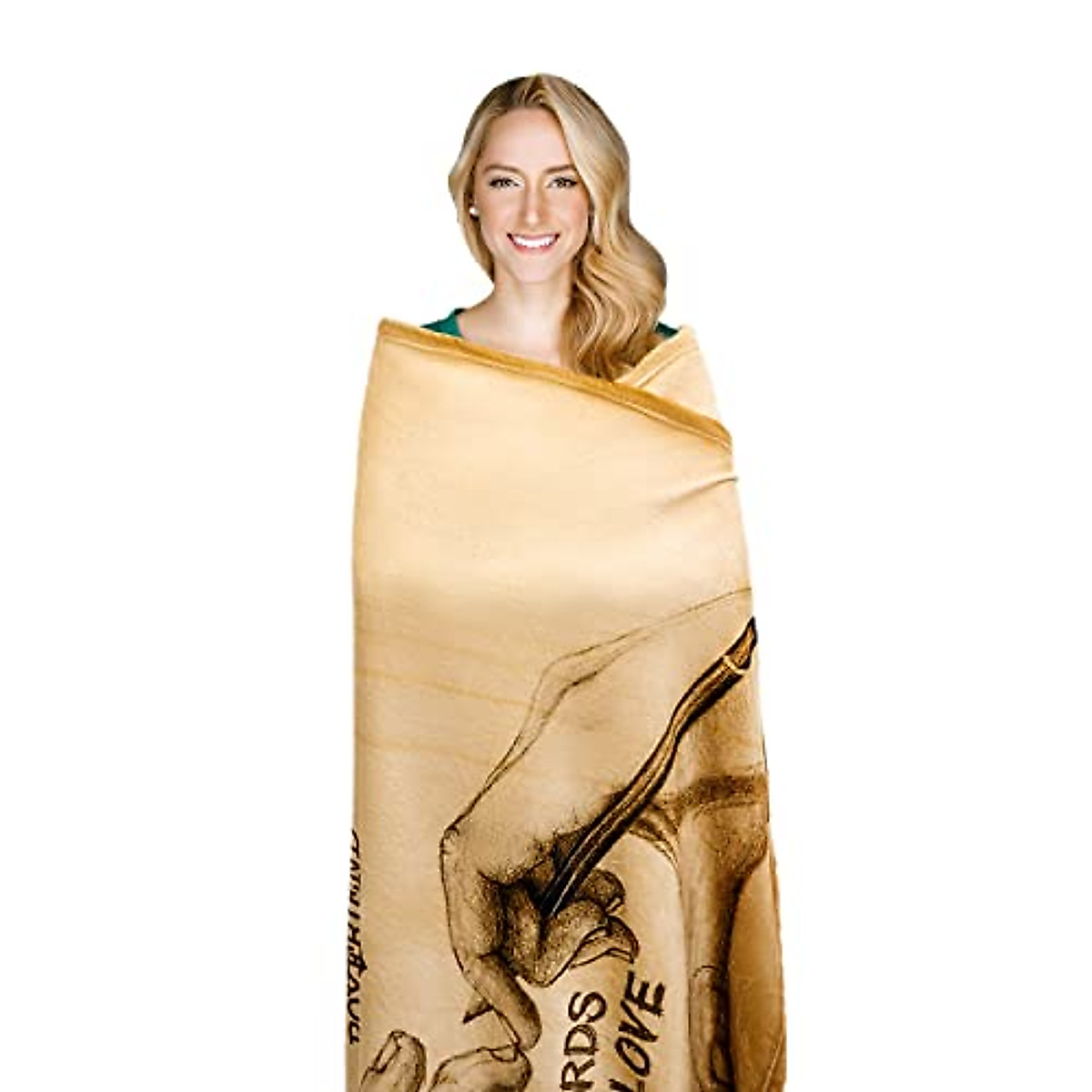 Gifts for Girlfriend to My Girlfriend Blanket Anniversary Romantic Gifts for her Best Birthday Gifts for Girlfriend from Boyfriend I Love You Gifts for Women Healing Thoughts Fleece Blanket 50"x60"