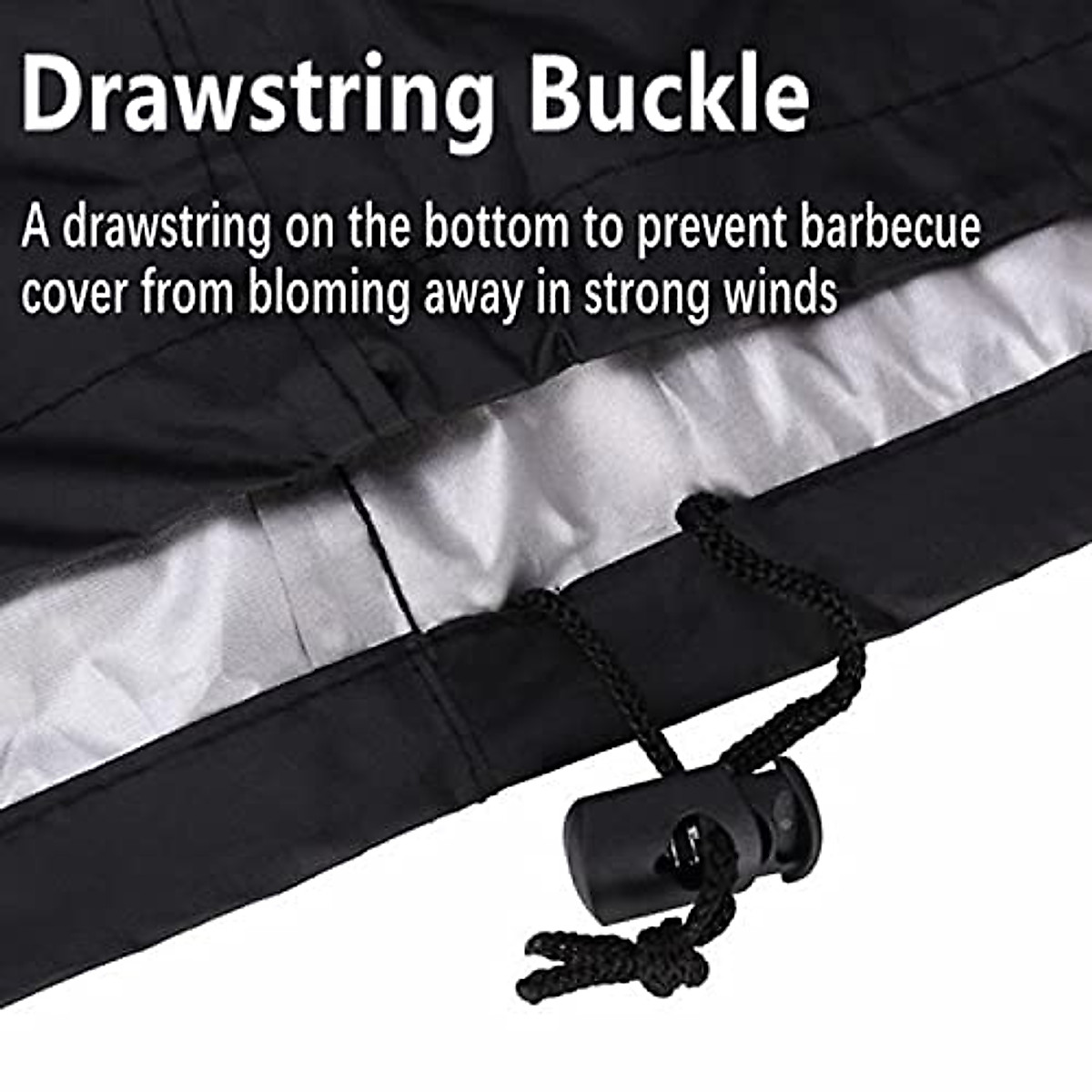 Grill Covers, 40 inch Waterproof & Anti-UV BBQ Grill Cover Use for Weber Char-Broil Grills and More Brand - 40" L x 24" W x 59" H