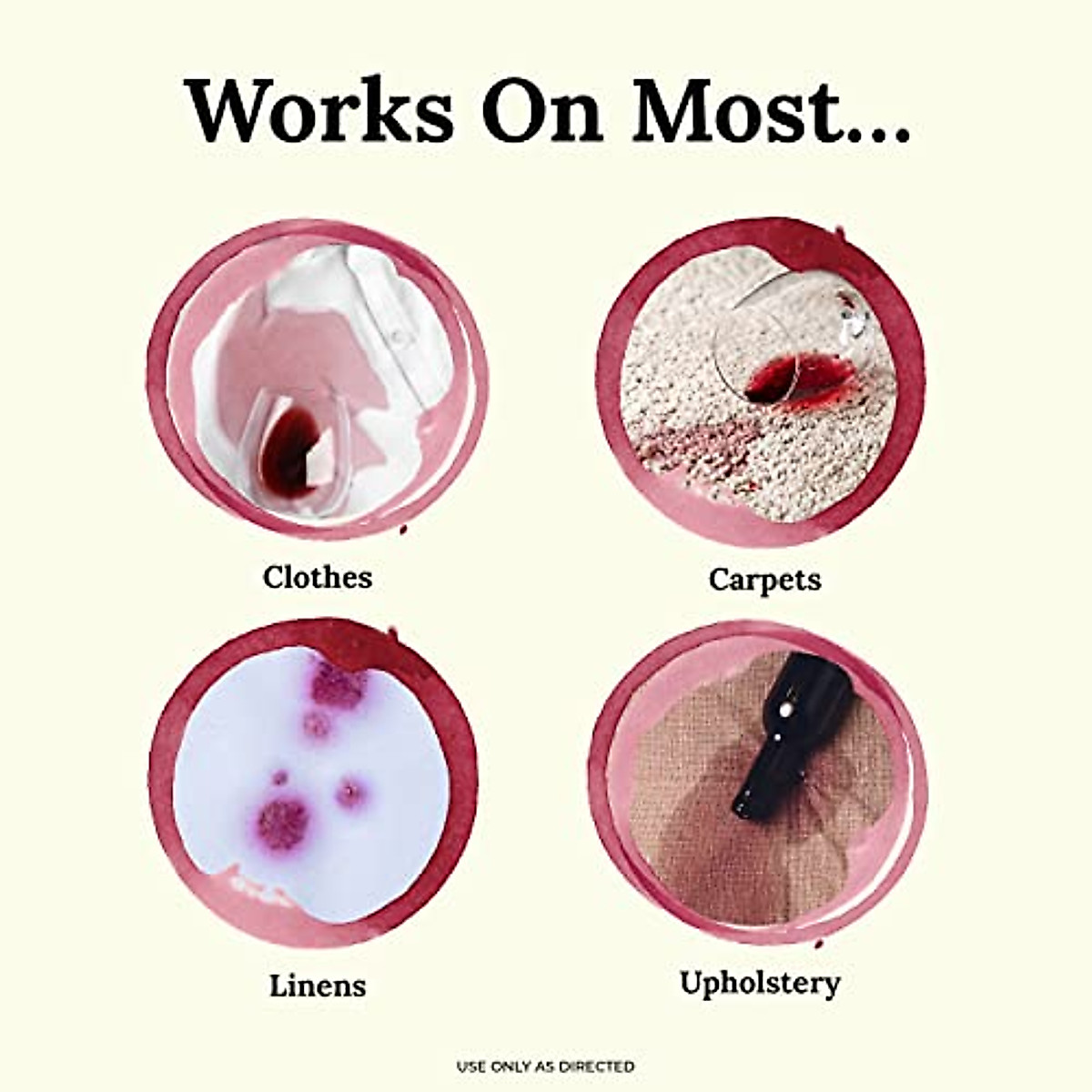 Chateau Spill Red Wine Stain Remover for Clothes - 4oz Stain Remover Spray for Stains on Tablecloth, Carpet, Upholstery and Laundry from the makers of Miss Mouth's Messy Eater Stain Treater