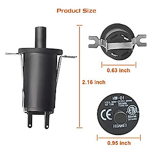 1 Pack Hopper Lid/Door Switch Part Replacement Kit Compatible with Masterbuilt Gravity Series 560/800/1050 XL Digital Charcoal Grill +Smoker