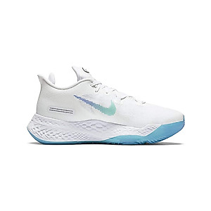 Nike Men's Air Zoom BB NXT Basketball Shoes (White/White/Flash Crimson/Hyper Violet, Numeric_10)