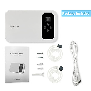 WSTA Portable Ozone Machine Generator,800mg/h Multipurpose Ozone Machine for Air,Water,Food,Home,Office,Hunting (White)