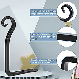 Gtongoko 6-10-15 Inch Sturdy Hanging Plant Bracket - Decorative Plant Hanger for Hanging - 2 Pack (6 Inch)