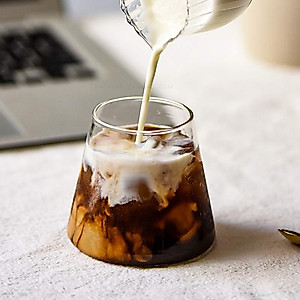 Mount Fuji Beer Glass 300 ml Transparent Mountain Shape Whiskey Cocktails Entertainment Dinnerware Glassware Heat-resistant Glass Wine Juice Coffee Drinking Glasses Creative Japanese Water Cup
