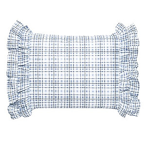 Laura Ashley - Queen Comforter Set, Cotton Reversible Bedding, Includes Matching Shams with Bonus Euro Shams & Throw Pillows (Cassidy Yellow, Queen)