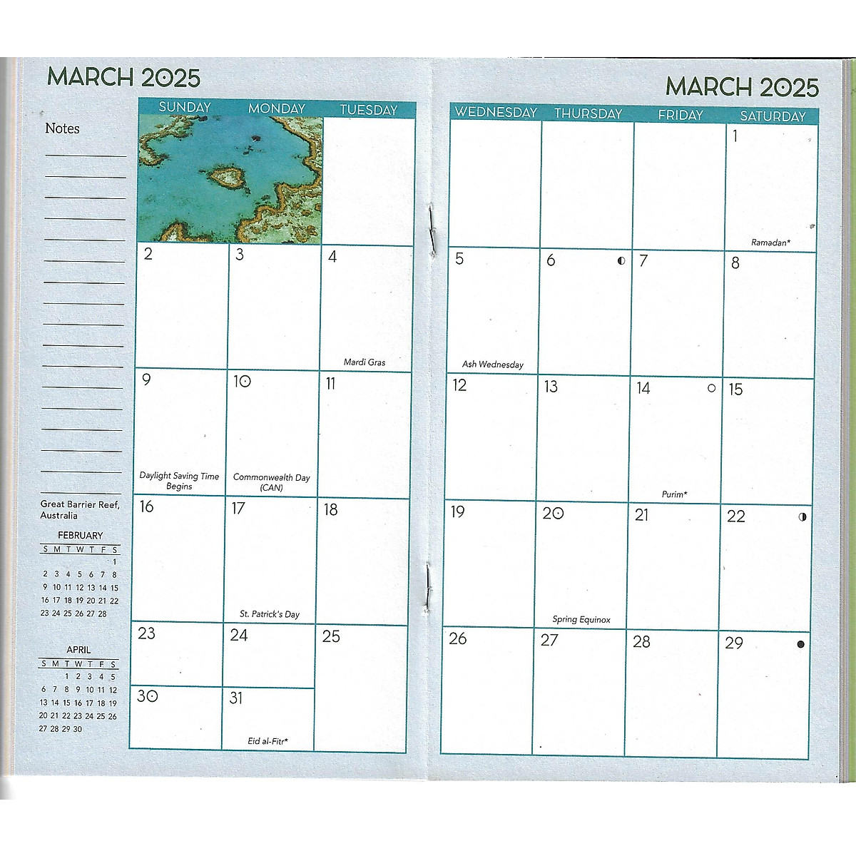 Amazing Planet 2024-2025 Two Year Planner for Scheduling, Planning, and Organizing