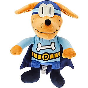 Dav Pilkey Dog Man Book Supa Buddy Action Set Includes MerryMakers Plush Characters Bark Knight, 80-HD, Cat Kid, and Gift Book Bag (A Supa Fan Gift Set to Enjoy The Stories and Have Great Adventures)