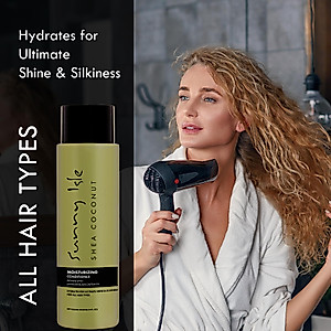 Sunny Isle Shea Coconut Moisturizing Conditioner 12oz | Infused with Jamaican Black Castor Oil | Curly Hair Conditioner | Quenches & Softens Dry Curls, Waves, Coils | Silicone, Paraben & Sulfate-FREE