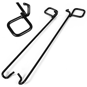 ECOTRIC Compatible with John Deere Gator Tailgate Latches Bed Handles 4X2 6X4 Set 1 Pair Replacement for VGA12138 and VGA12139
