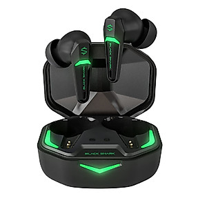 Black Shark Bluetooth Earbuds Wireless with 45ms Ultra-Low Latency, Gaming 5.2, Dual Modes, 10mm Driver, 35H Play Time, IPX4 Waterproof, Built-in Mic - Lucifer T1