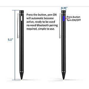 Active Stylus Touch Screen Drawing Writing Pen for Lenovo Yoga 730 720 Mix Miix 720 510 Flex 6 5 2 in 1 Laptop Replacement (NOT for Window Ink)