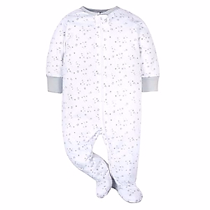 Gerber Unisex Baby 4 Pack Sleep 'N Play Footie Sheep 3-6 Months