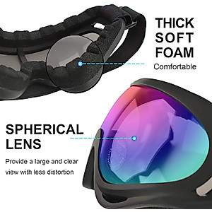 Ski Goggles Snowboard Goggles Outdoor Goggles Ride Motorcycle Sport Goggles UV400 Windproof Sand Tactics Equipment Skiing Glasses