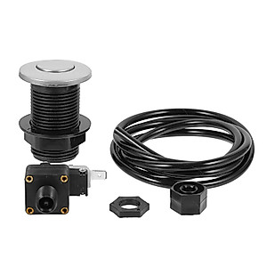 1 Set Pneumatic Switch Garbage Disposal Hose Disposal Button and Bathtub Air Bathtub Supplies Air for Garbage Disposals Garbage Disposal Air Food Air for Garbage Disposal