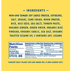 Bachan's - Japanese Barbecue Sauce - Gluten Free, 17 Oz, Small Batch, Non GMO, No Preservatives, Vegan and BPA free. Condiment for Wings, Chicken, Beef, Pork, Seafood, Noodle Recipes, and More