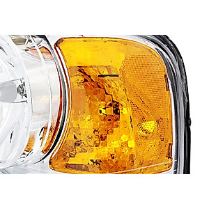 For Ford Expedition Headlights Lamps Set 2003 2004 2005 2006 Halogen Driver and Passenger Side