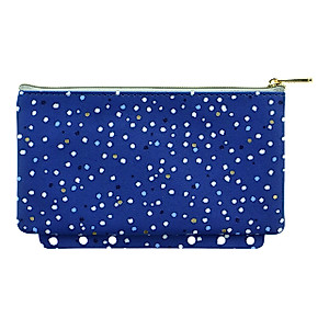 Filofax Accessory, A5/Personal Size Compatible, Zipper Pouch, 6.7" x 4.02", Indigo Collection (B132711)