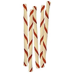 Dingo Twist Sticks Rawhide Chews, Made with Real Chicken, 50 Count and DreamBone Twist Sticks, Made with Real Chicken, Rawhide-Free Chews for Dogs, 50 Count