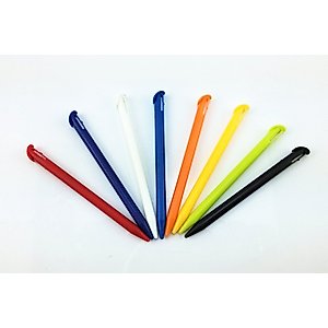 yueton Pack of 8 Colorful Plastic Replacement Stylus Touch Screen Pen Set, Compatible with Nintendo New 3DS XL, 3DS LL