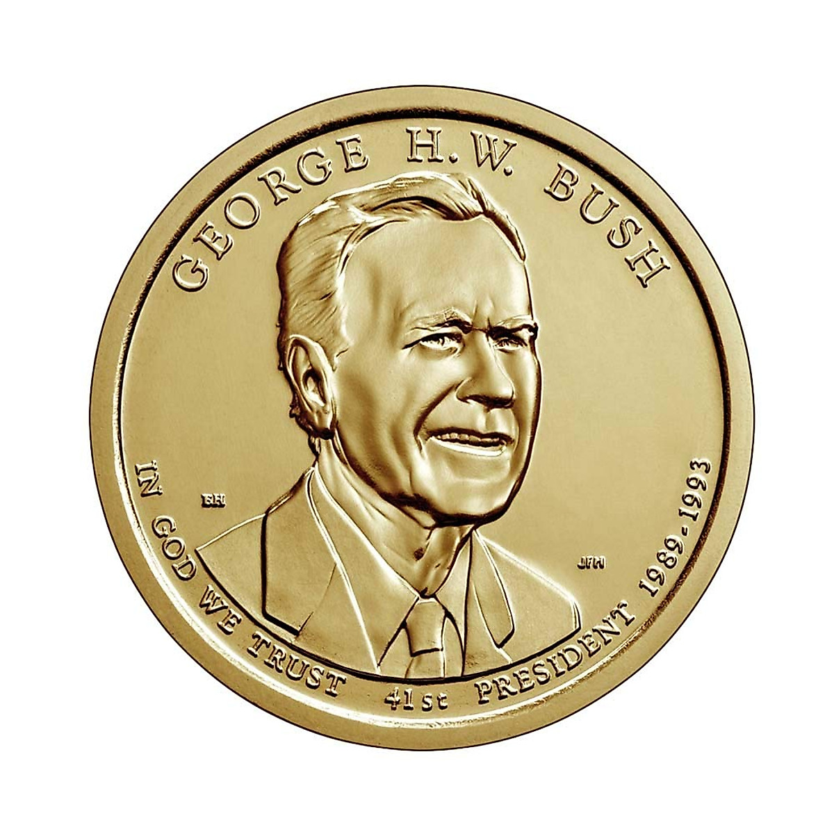 2020 P George H.W. Bush - Bankroll of 25 Presidential Dollars Uncirculated