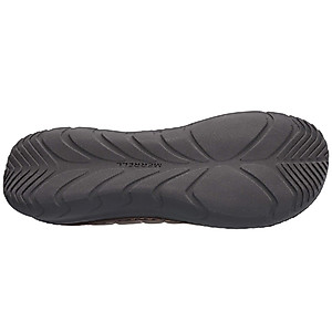 Merrell mens Hut Moccasin, Olive, 8 US