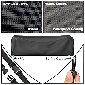 Patio Furniture Set Cover, Rectangular Waterproof Outdoor Table and Chair Set Cover,Furniture Cover for Sectional Sofa Set,Tear-Resistant Material Dust-proof Couch Cover. (108''Lx82''Wx28''H)