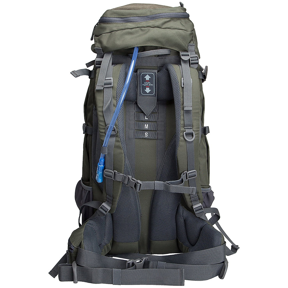 TERRA PEAK Backpacking Backpack Hiking Backpack 65L+20L khaki green
