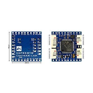 AP_PERIPH CAN Node L431 Board, Convert ArduPilot Supported GNSS, Compass, Barometer,Airspeed Sensor, and GPIO Based (PWM, Buzzer/LED notify) peripherals to DroneCAN Bus peripherals