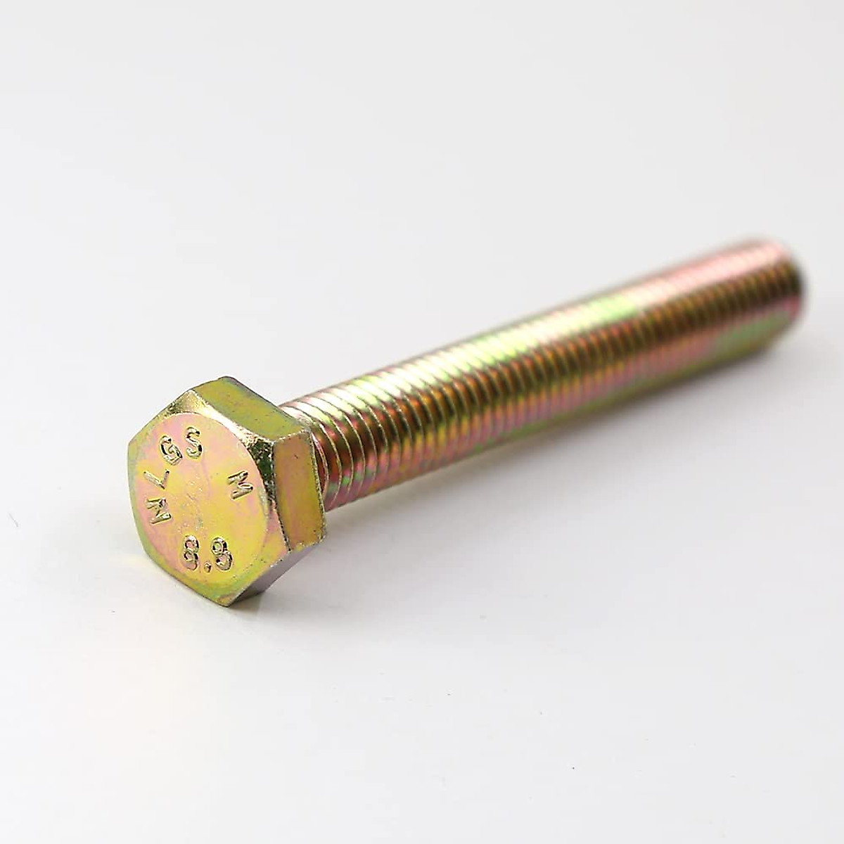 YEEZET 1600PCS M4 M5 M6 Grade 8.8 Heavy Duty Bolts and Nuts Flat & Lock Washers Assortment Kit Includes 15 Most Common Sizes