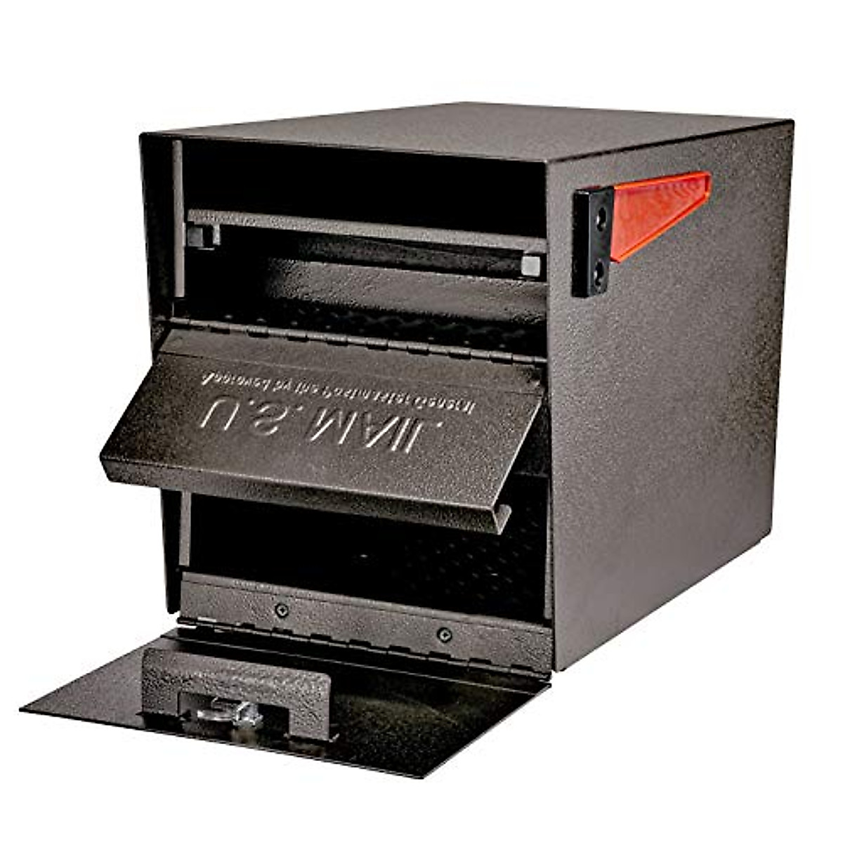 Mail Boss 7108 Security, Bronze Curbside Locking Mailbox,Medium