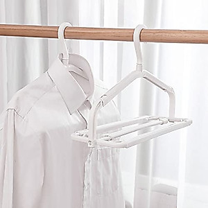 3 Layer Foldable Magic Hangers Thicken Durable Non-Slip Magic Hangers for Bedspreads Tablecloths Linens