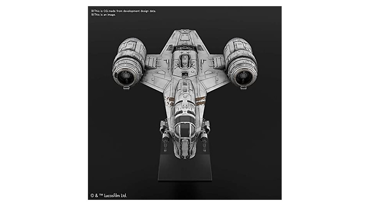 Bandai Razor Crest Model Kit - The Mandalorian Collectible