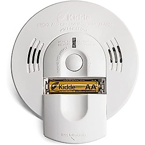 Kidde Smoke & Carbon Monoxide Detector with Voice Alerts, Battery Powered, Combination Smoke & CO Alarm