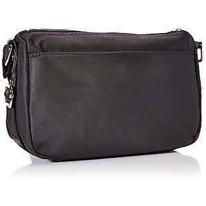 Calvin Klein Sussex Nylon Top Zip Crossbody, Black/Silver