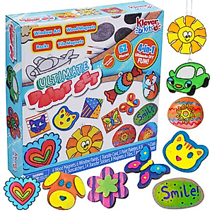 JOYIN 62 Pcs Arts and Craft Supplies for Kids - Painting Gift, Birthday Parties and Family Crafts