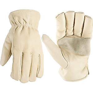 Wells Lamont mens 1130 Work Gloves, White, Large Pack of 1 US