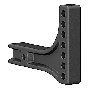 CURT 17131 Replacement Weight Distribution Hitch Shank, 2-1/2-Inch Receiver, 2-Inch Drop, 6-Inch Rise , Black