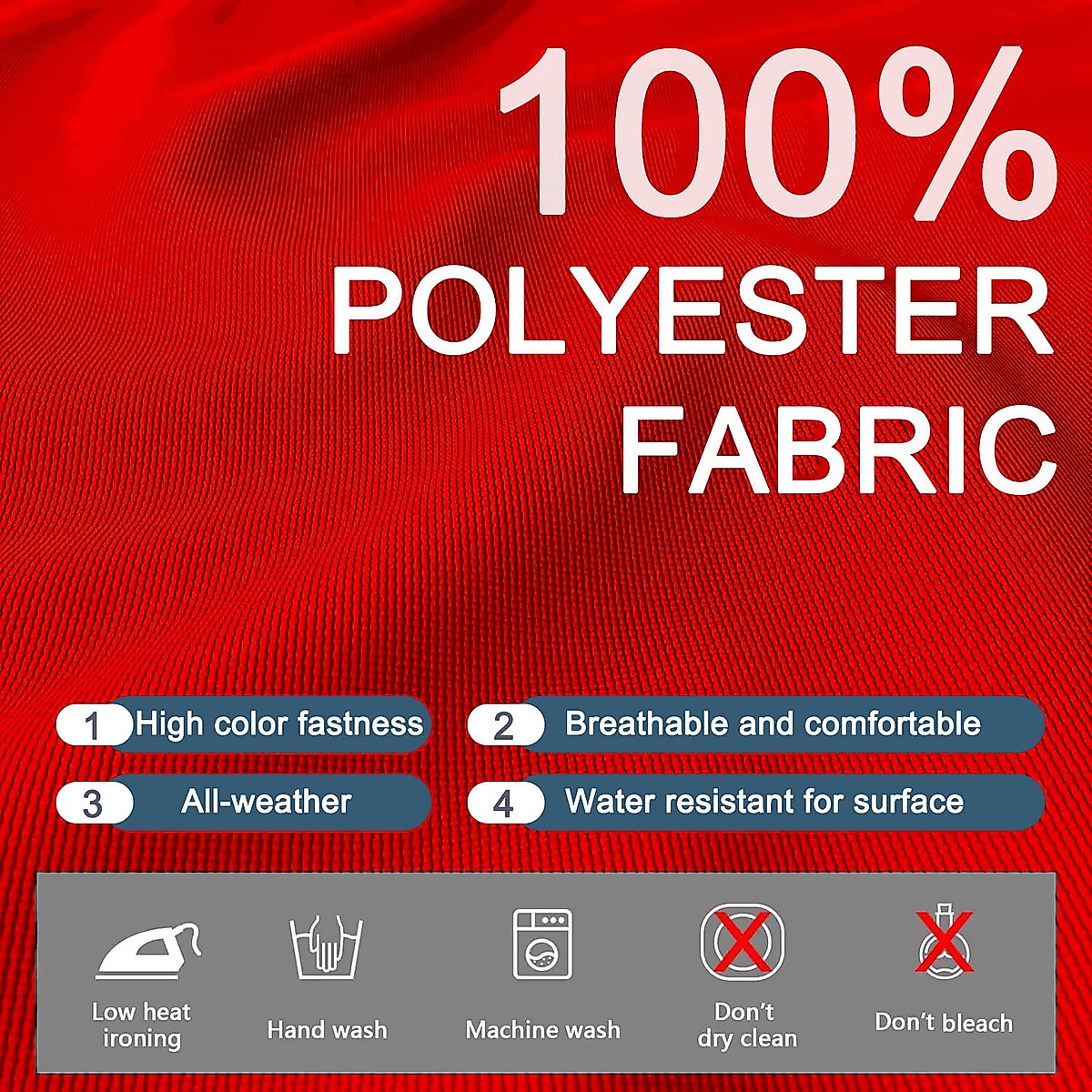 ClawsCover 11Pack Outdoor Seat and Back Cushions Replacement Covers Fit for 5-Seater 6Pieces Wicker Rattan Patio Furniture Conversation Set Sectional Couch Chairs,Red-Included Cover Only