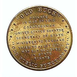 1655 UNITED STATES US 15th President James Buchanan OL coin Good