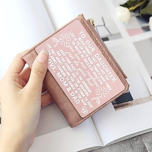 Resdink to Our Daughter Gifts from Mom and Dad, Inspirational Graduation Gift for Daughter from Parents, Daughter Birthday Metal Card Stuff, Christmas Mother's Day Gifts for Young Daughter