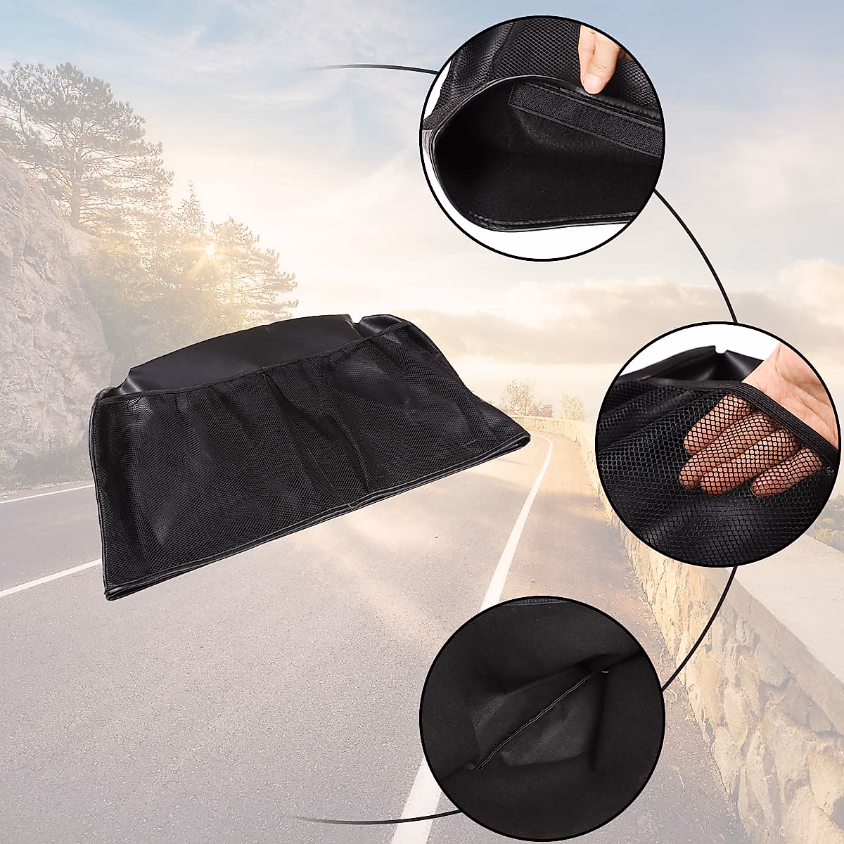 YUECHI For Toyota Supra GR A90 A91 MK5 2020-2022 Car trunk partition storage bag