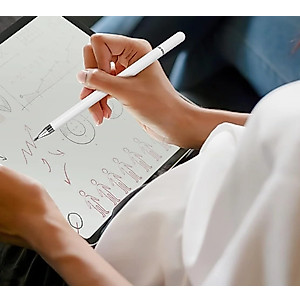 Replacement Disc Tips, High Precision Fine Point Round Disk for 2 in 1 Series Stylus Pen, Clear (4 Pack)