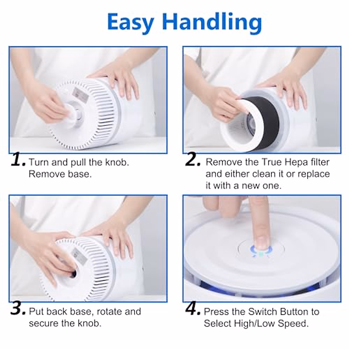 EPI810 True HEPA Replacement Filter, Compatible with KOIOS, MEGAWISE and MOOKA EPI810 Purifier