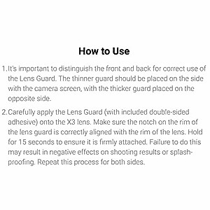 insta360 X3 Sticky Lens Guards