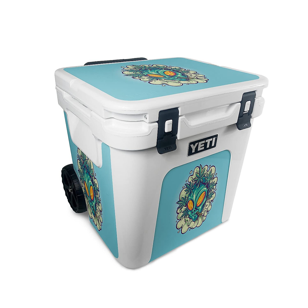 MightySkins Skin Compatible with Yeti Roadie 48 Wheeled Cooler - in Outer Space | Protective, Durable, and Unique Vinyl Decal wrap Cover | Easy to Apply, Remove, and Change Styles | Made in The USA
