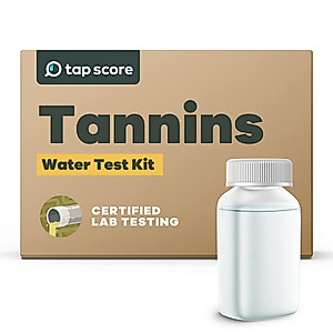 Tap Score Tannins in Water Test Kit | Well or City | Full Report | EPA Certified Drinking Water Labs | #1 Best Home Water Test 2021-24 NYT Wirecutter | 100% Unbiased