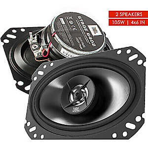 JBL Stage 6402 210W Max (70W RMS) 4" x 6" 4 ohms Stage Series 2-Way Coaxial Car Audio Speakers