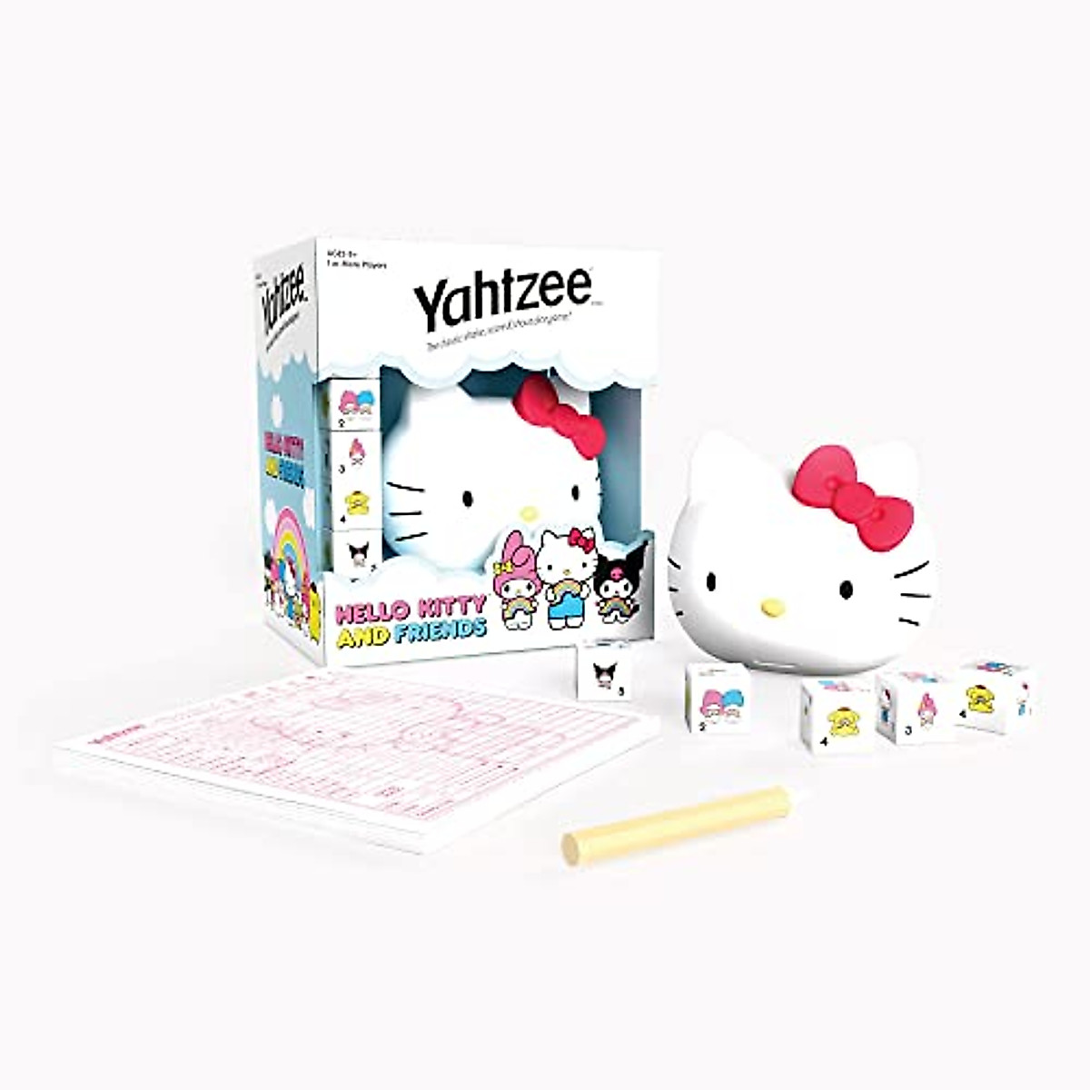 USAOPOLY YAHTZEE: Hello Kitty and Friends | Classic Family Dice Game